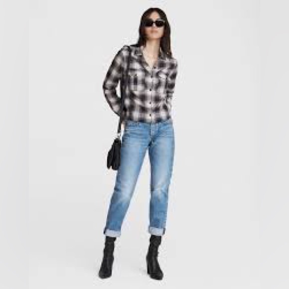 rag & bone | Tops | The Quinn Is A Western Style Button Down In A ...
